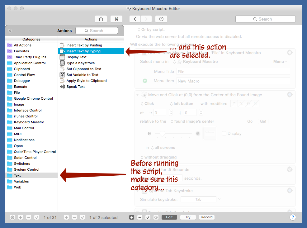 Importing TextExpander snippets to Keyboard Maestro - All this